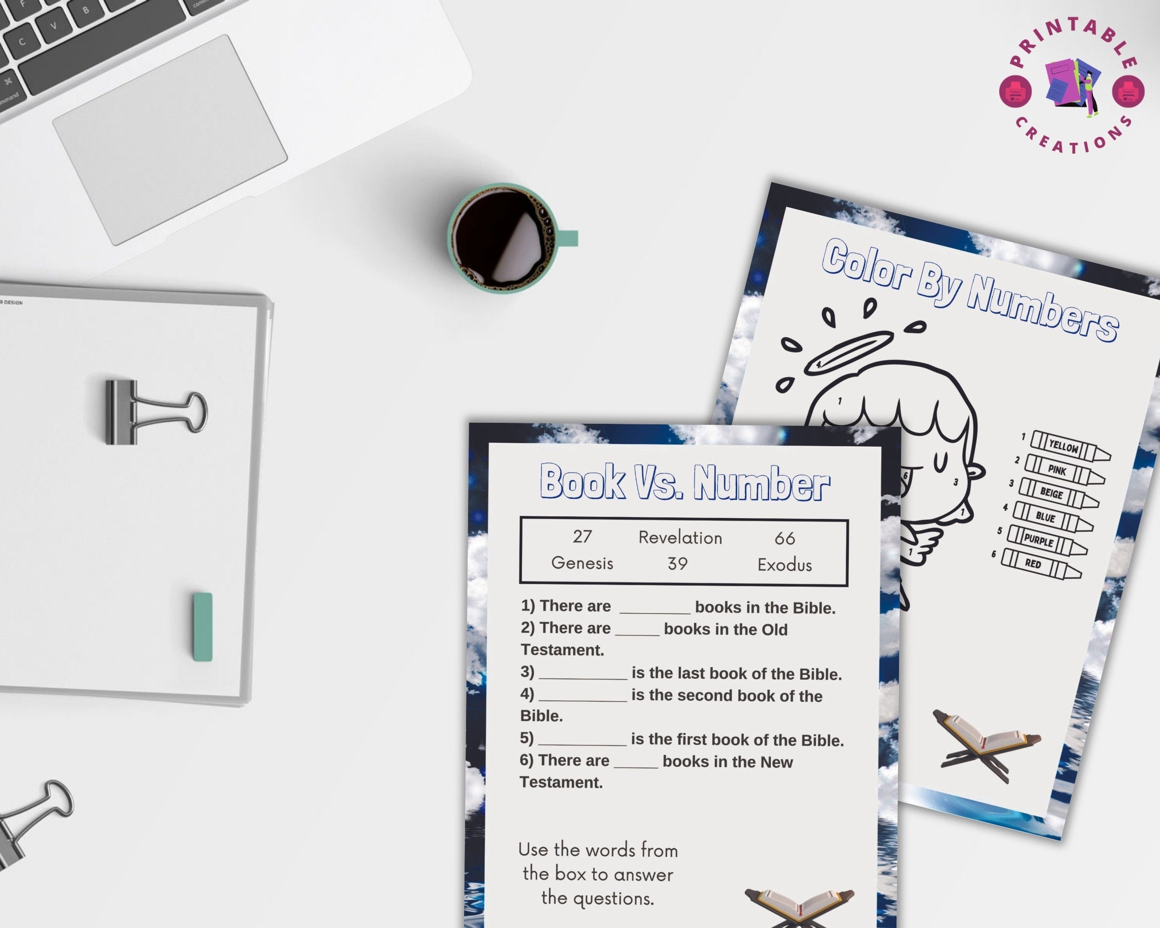 12 PRINTABLE Bible Games Bundle, Bible Scavenger Hunt Games, Bible ...