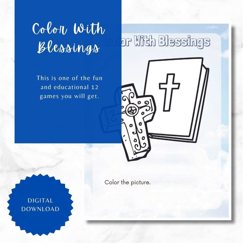 Printable Bible Games Mega Bundle: Bible Trivia, Word Search, Crossword ...