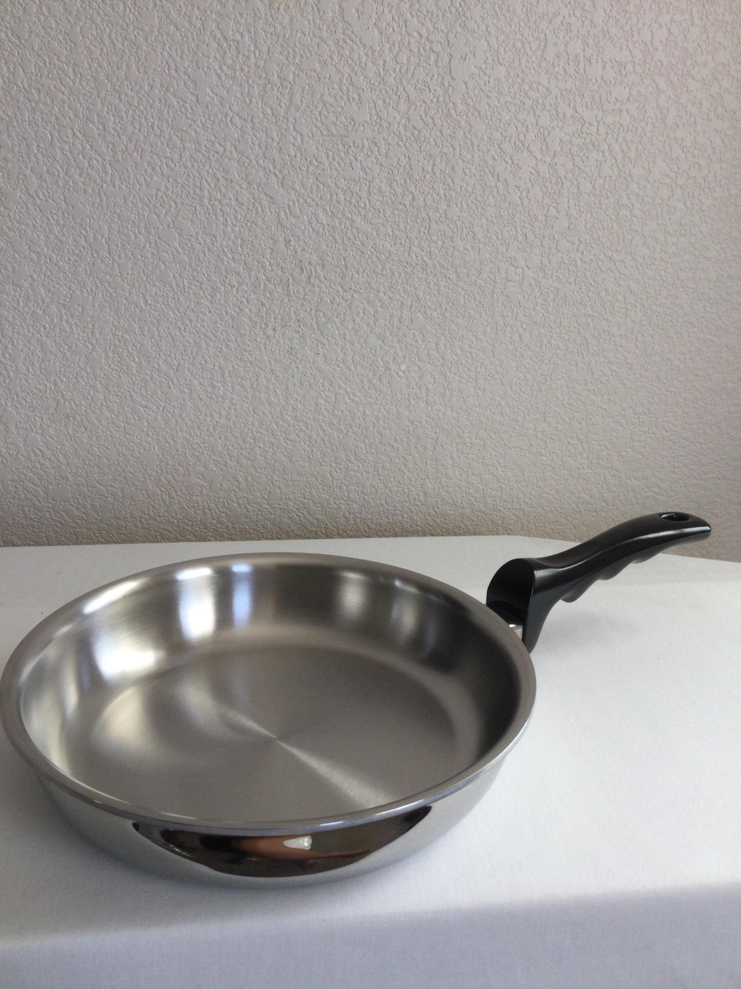 8.5 West Bend Wisconsin Saute Skillet Fry Pan Stainless Steel Made USA ...