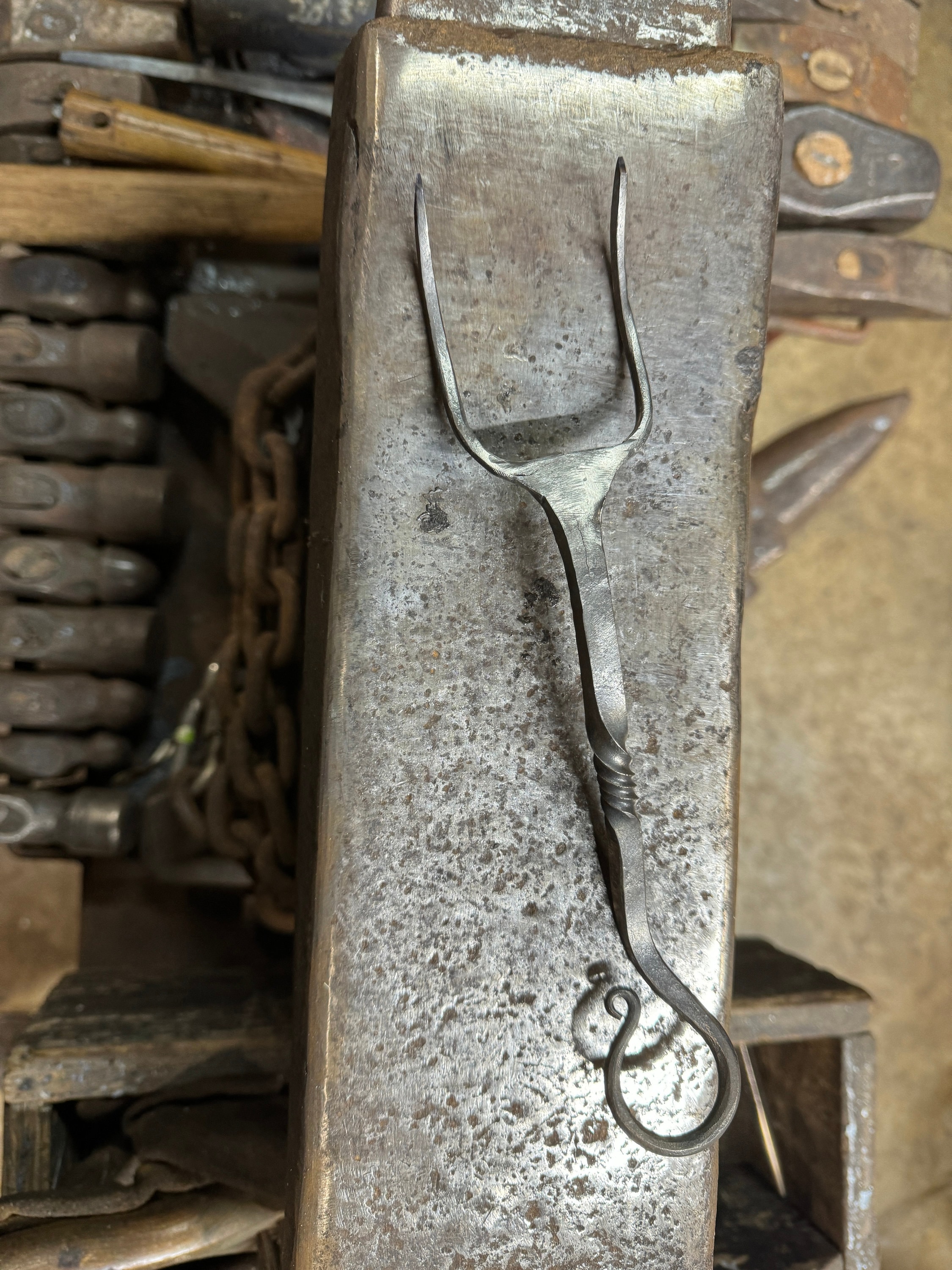 Hand Forged Fork - Etsy
