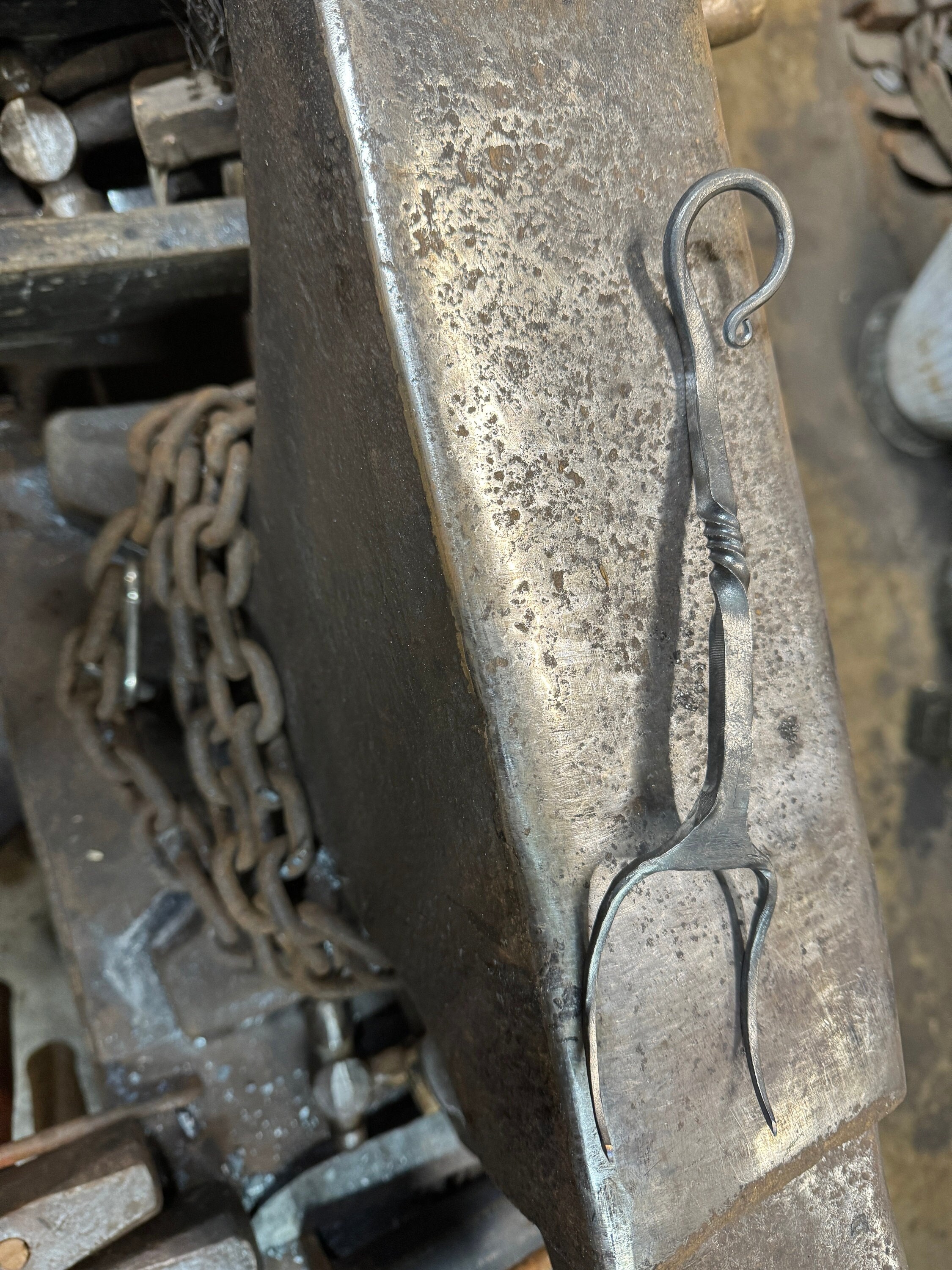 Hand Forged Fork - Etsy