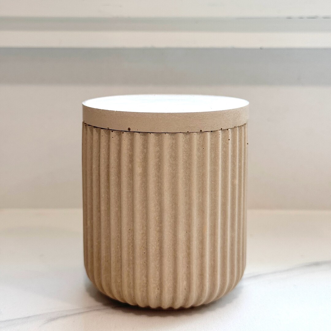 Cement Jars With Lids Cement Vessel Jars for Storage Decorative ...