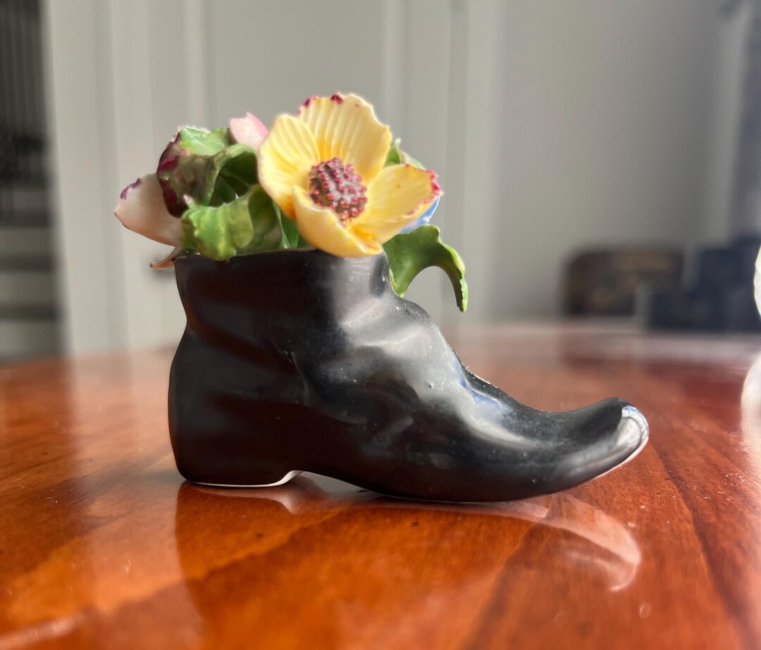 2" Tall Denton Best Bone China Boot From England - Etsy