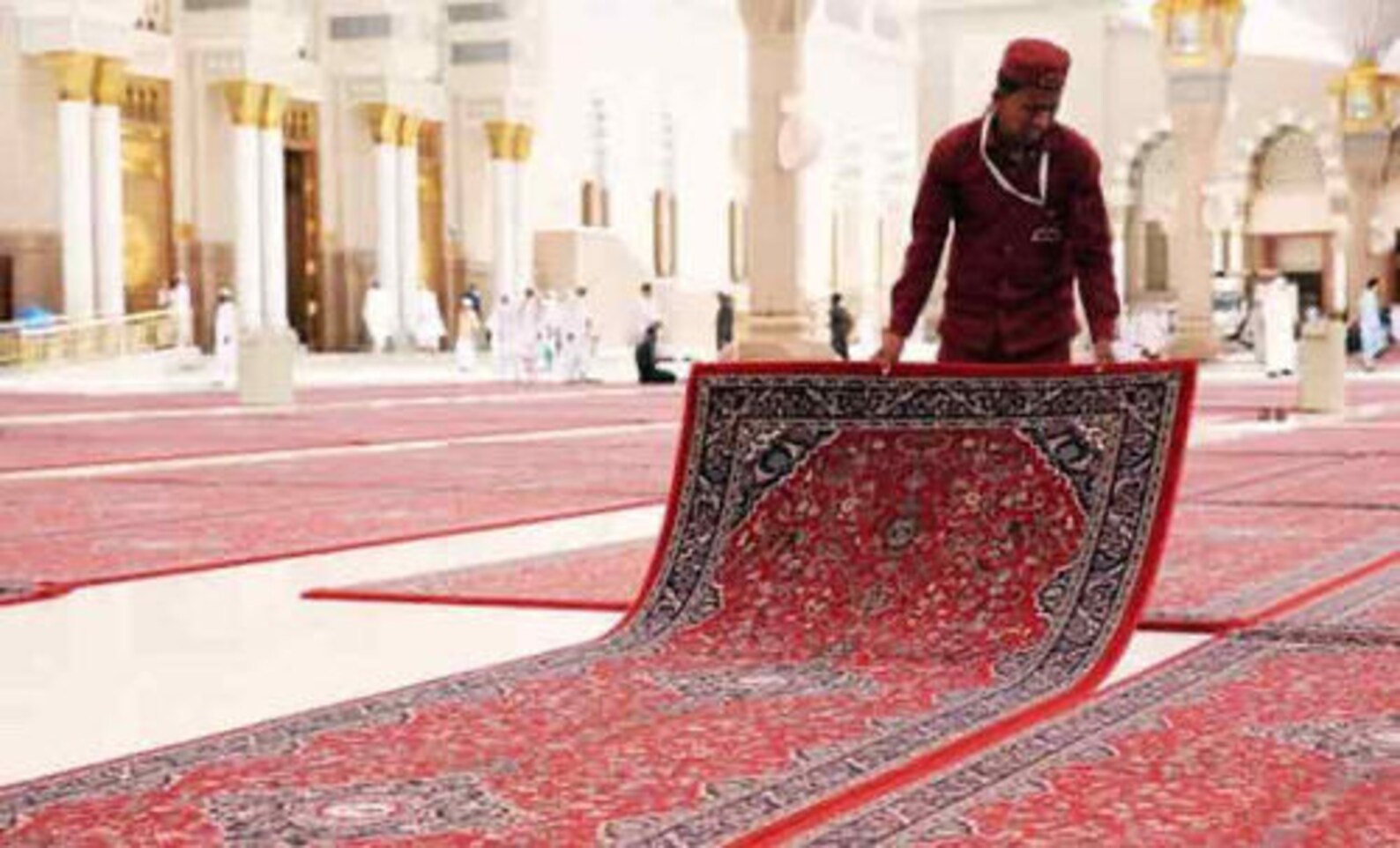Carpet Used in Masjid Nabawi Medina Madina Musalla Janamaz Prayer Mat ...