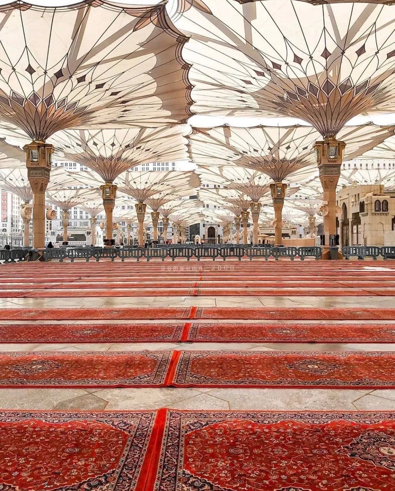 Carpet Used in Masjid Nabawi Medina Madina Musalla Janamaz Prayer Mat ...