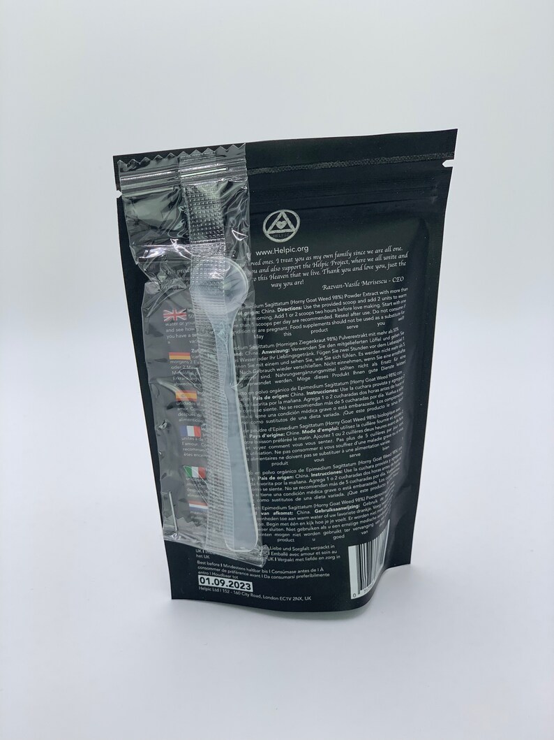 Helpic Horny Goat Weed Organic Epimedium Sagittatum Icariin Extract ...