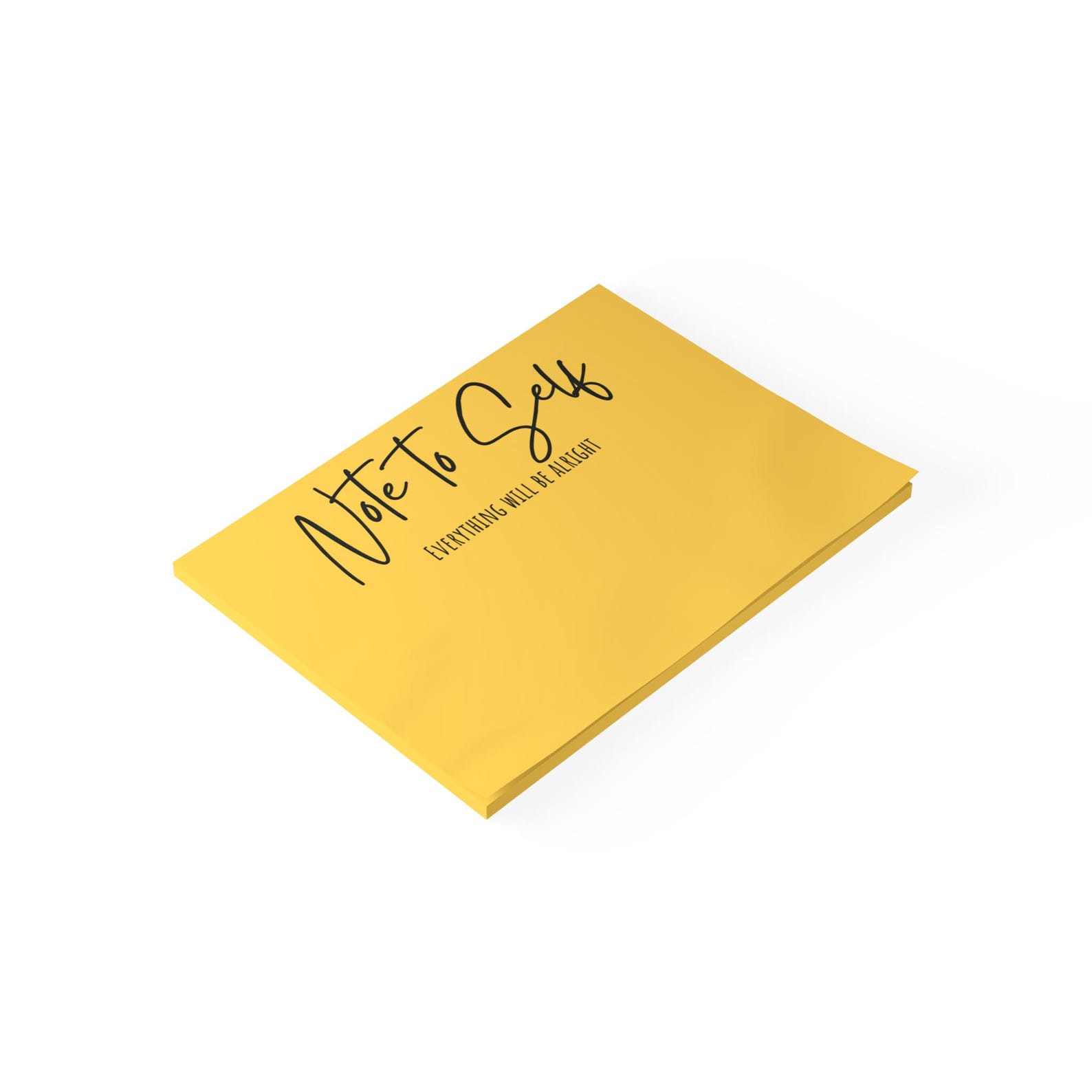 Note to Self Post-it® Note Pad: 50-sheet Sticky Notes - Etsy