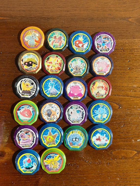 Rare Pokémon Nox Play Tazo / Kaps / Pogs matutano Chips - Etsy