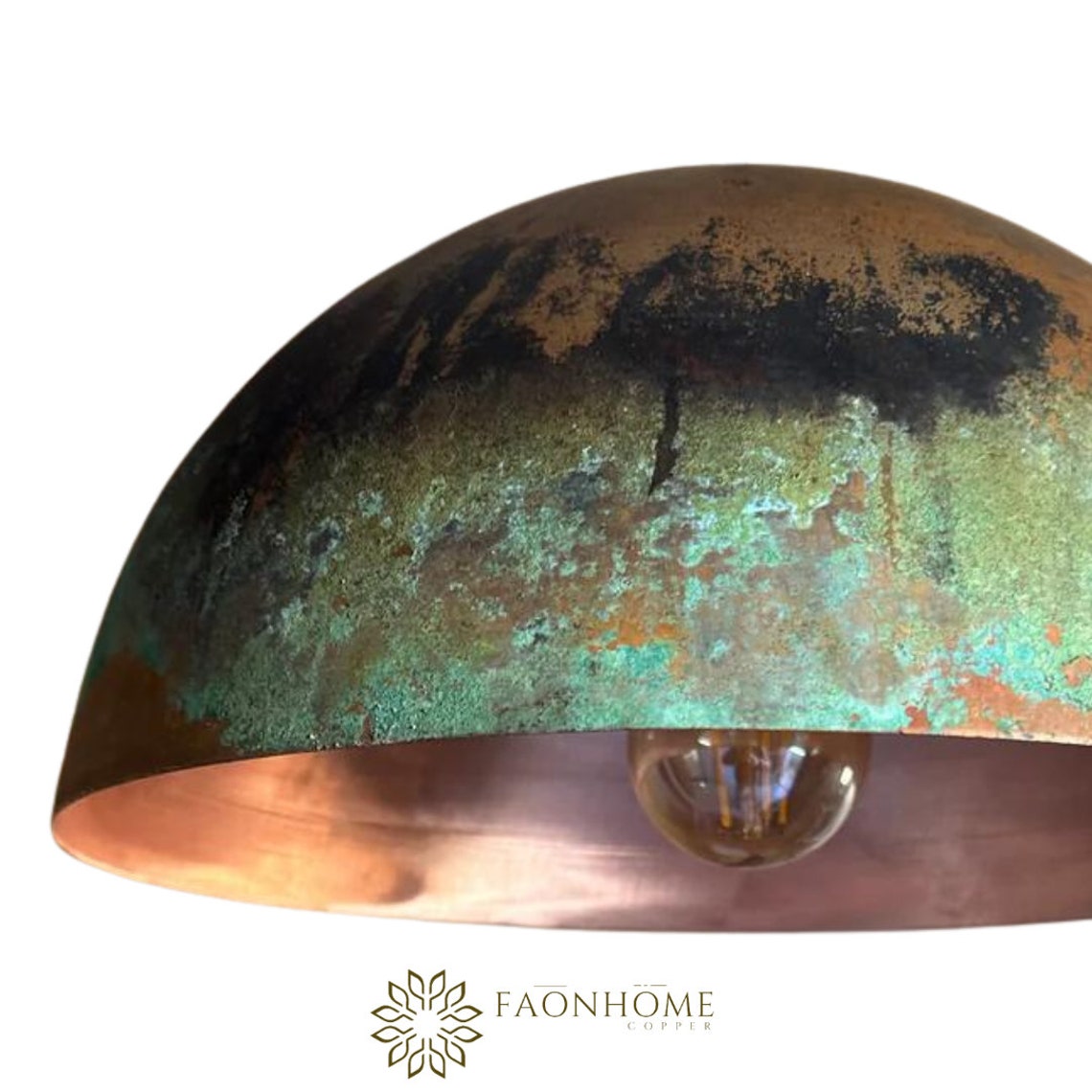 Handcrafted Copper Kitchen Lighting Dome Pendant Light Moroccan ...