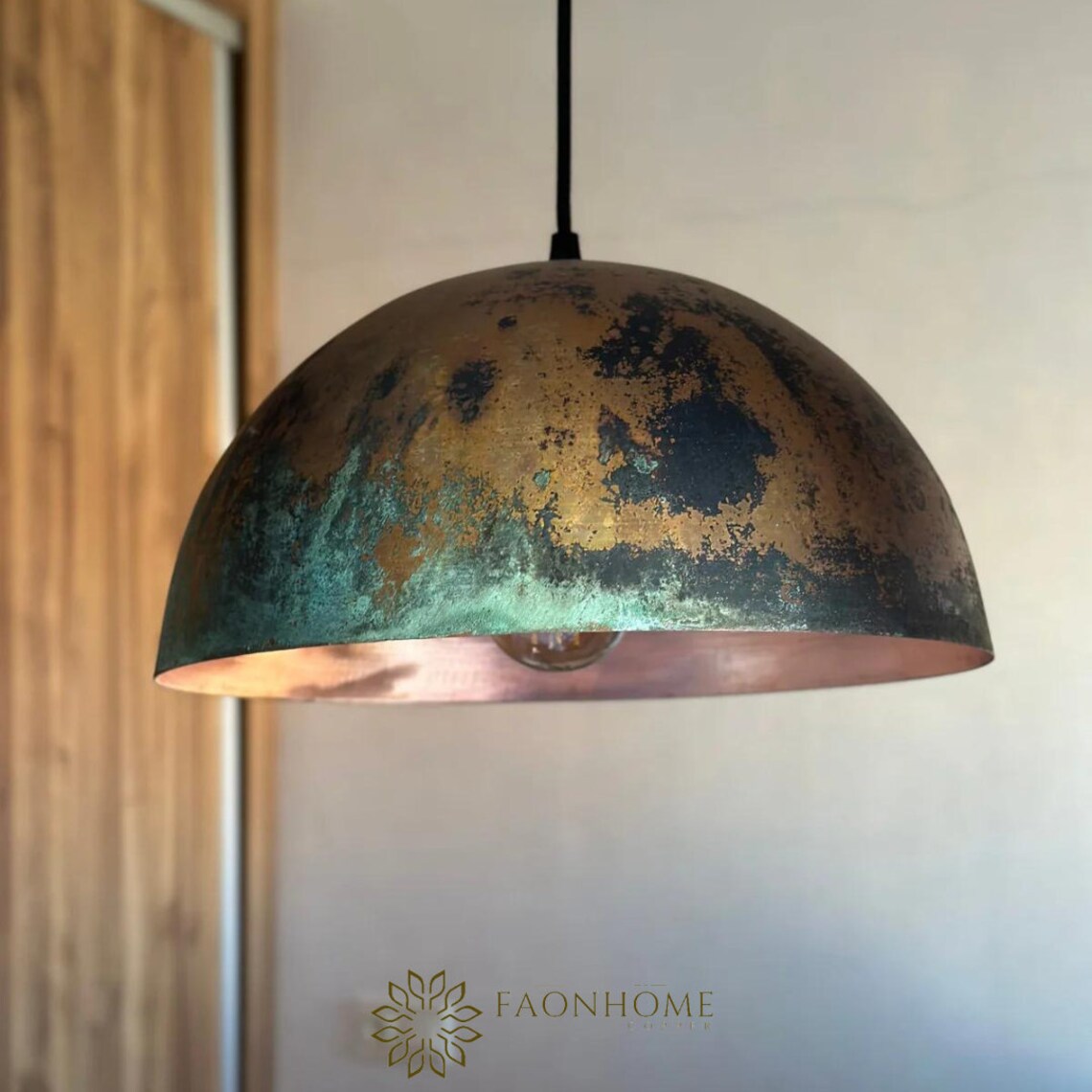 Handcrafted Copper Kitchen Lighting Dome Pendant Light Moroccan ...