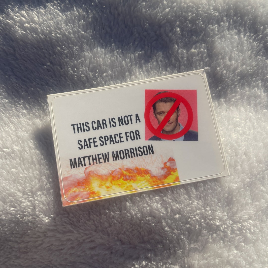 2" X 3" Glee Matthew Morrison Funny Bumper Sticker - Etsy