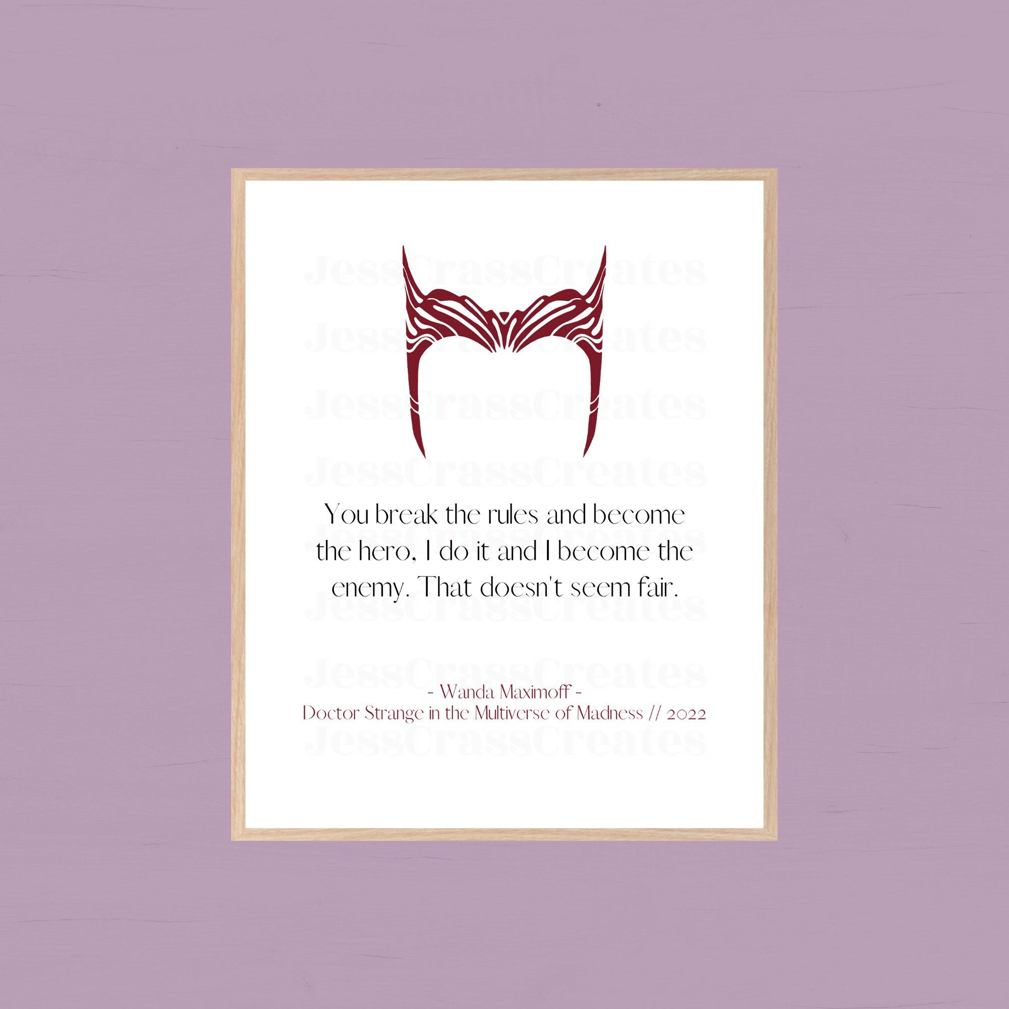 Wanda Maximoff Quote Digital Download / Aesthetic Doctor - Etsy
