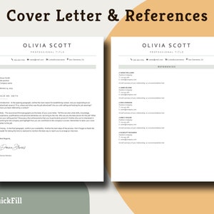Two Page Resume ATS Friendly for Google Docs & Word, ATS Compatible ...