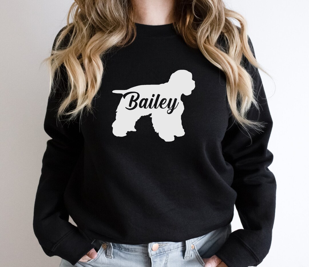 Custom American Cocker Spaniel Sweatshirt, Custom American Cocker ...