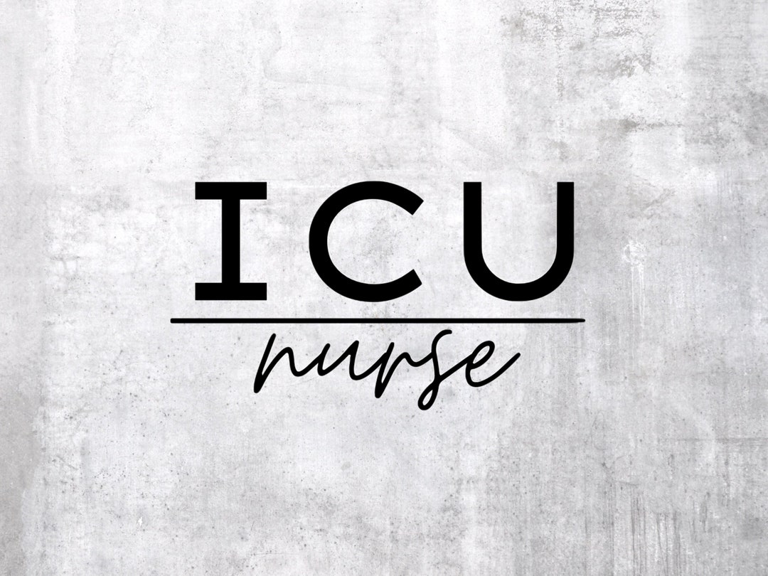 ICU Nurse Svg - Etsy