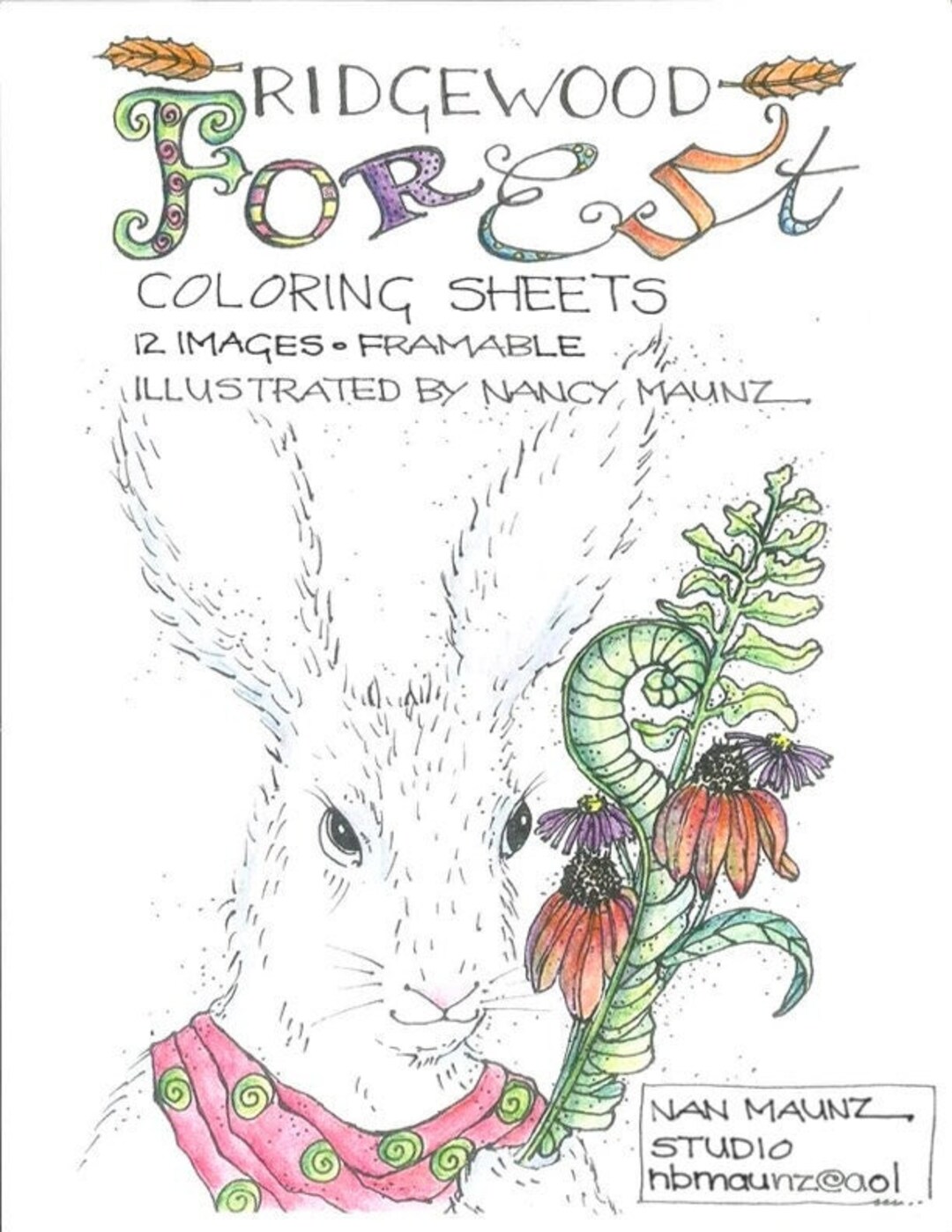Ridgewood Forest Coloring Pages - Etsy