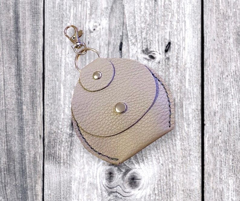 Leather Coin Purse Keychain, Mini Pouch Wallet - Etsy