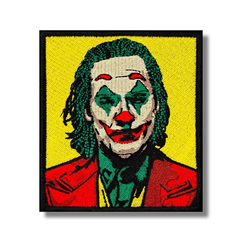 Joker Embroidered Patch - Etsy