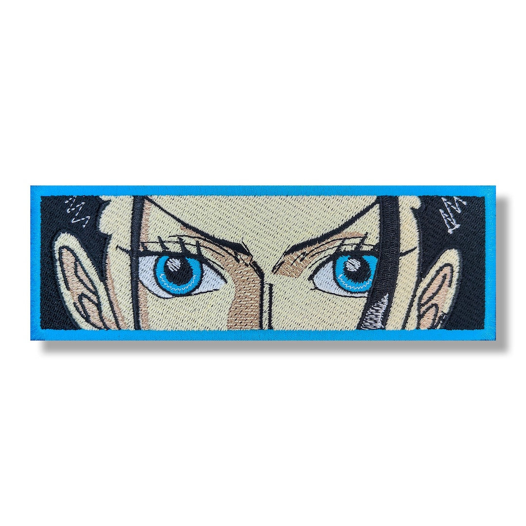 Anime Manga Eyes Embroidered Patch - Etsy