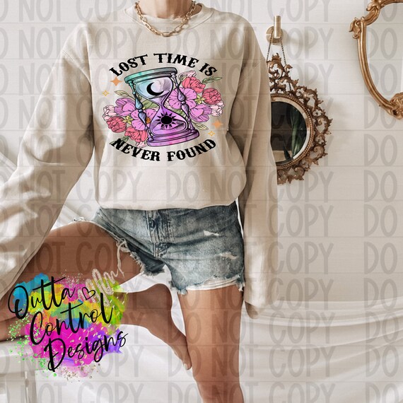 Lost Time Ready to Press DTF and Sublimation Transfer - Etsy