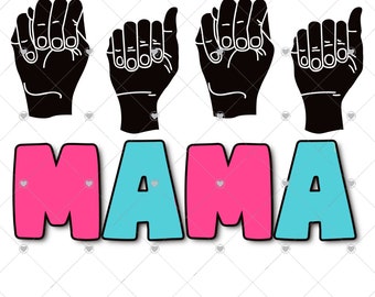 Mama Sign Language - Etsy