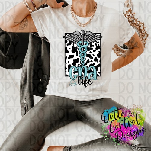 CNA Certified Nurse Assistant Peach Ready to Press DTF and - Etsy