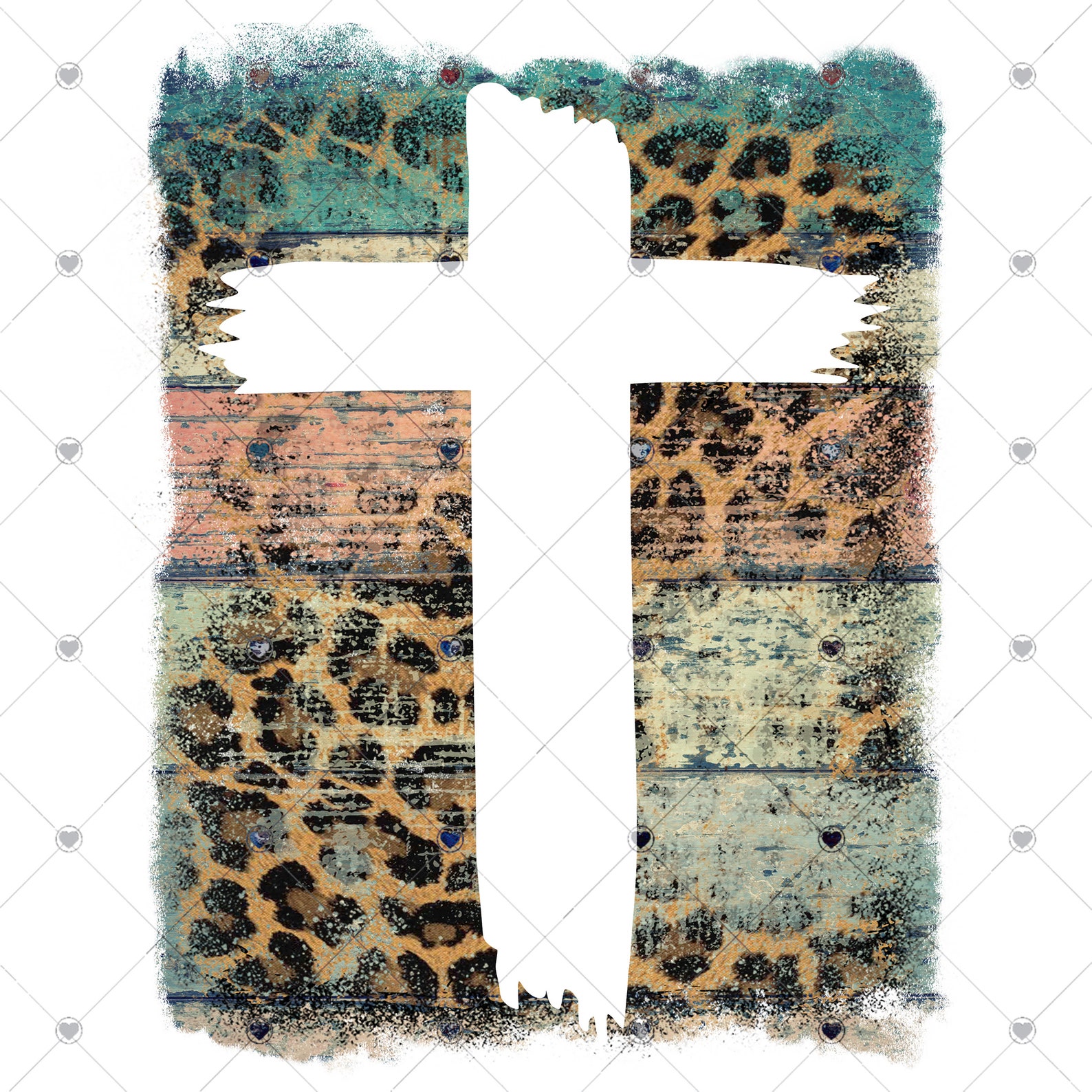 Distressed Cross Ready to Press DTF and Sublimation Transfer - Etsy