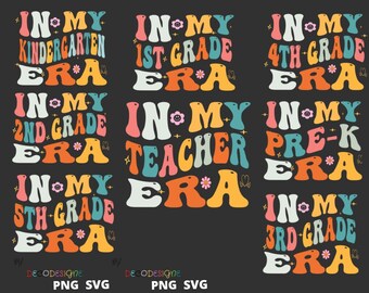 In My Teacher Era Svg, Teacher Era Svg, 1st Grade Era Svg, Kindergarten ...