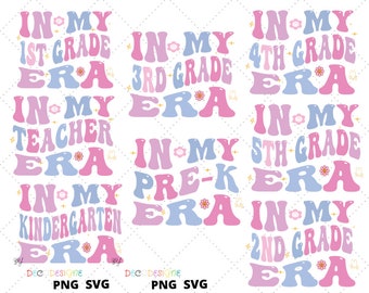 In My Teacher Era Svg, Teacher Era Svg, 1st Grade Era Svg, Kindergarten ...