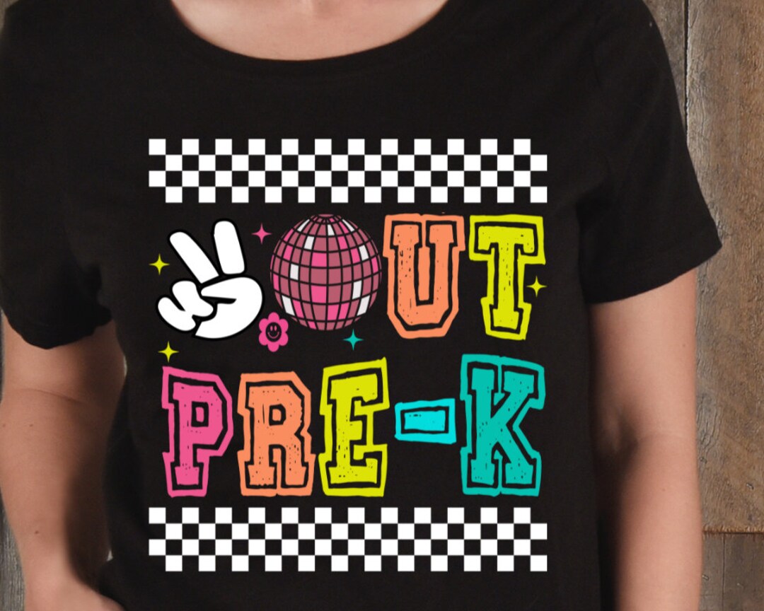 Peace Out Pre-k Png, Last Day of School Png, End of School Png ...