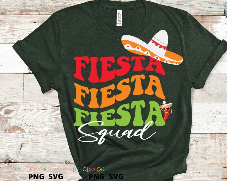 Fiesta Squad / Groovy Fiesta San Antonio PNG SVG / Cinco De Mayo Png ...