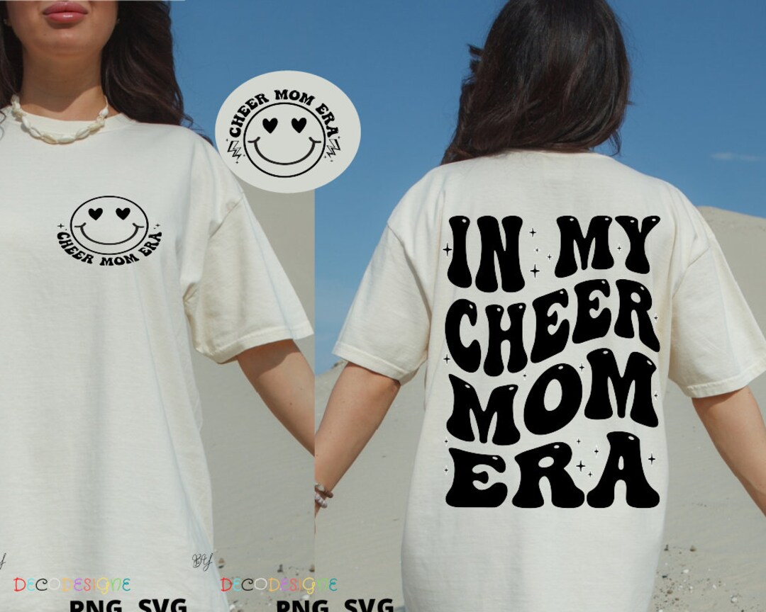 In My Cheer Mom Era SVG PNG Cheer Mom Era SVG Png Cheer Mom Shirt Cheerleading Svg Cricut ...