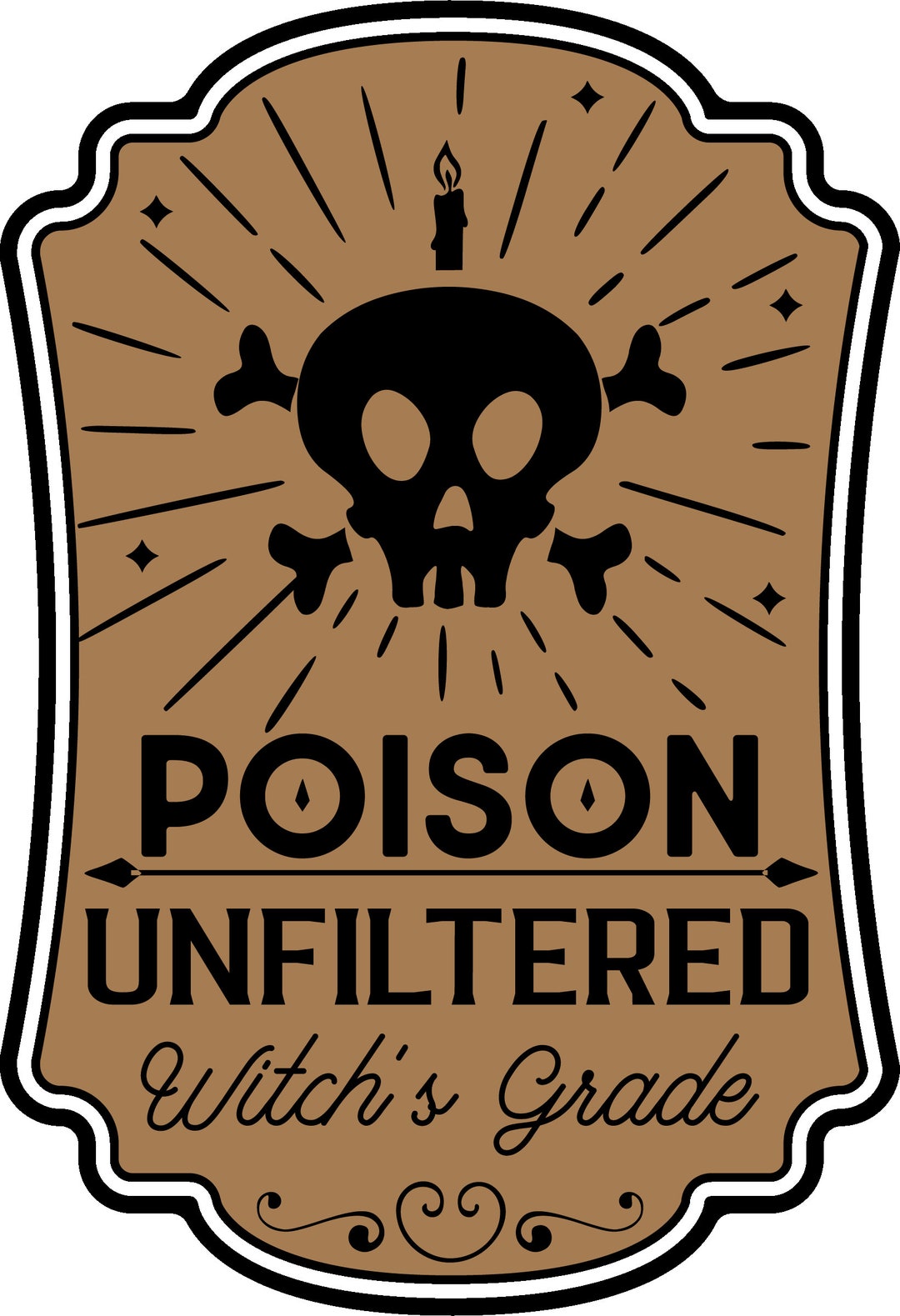 Unfiltered Poison PNG Halloween Label Halloween Label PNG - Etsy