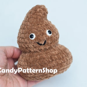 Positive Poo Crochet Pattern, Poop Toilet Theme Crochet, Funny ...