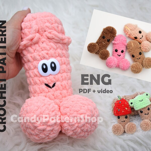 Crochet Penis Pattern Etsy