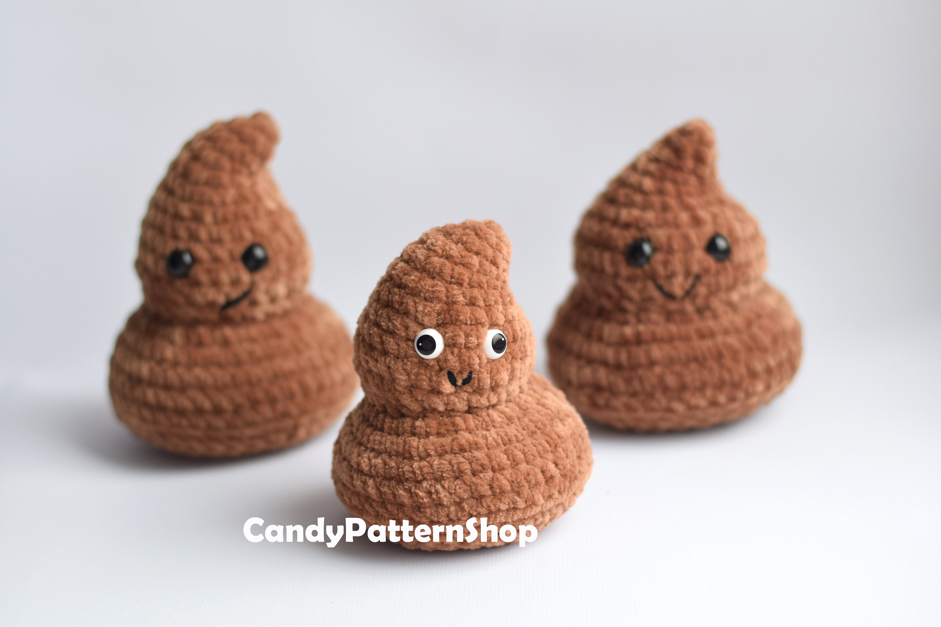 Poopy Crochet Pattern Poop Emoji Toilet Theme Crochet - Etsy Australia
