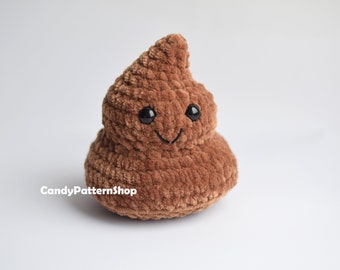 Crochet Poop Emoji Pattern - Etsy