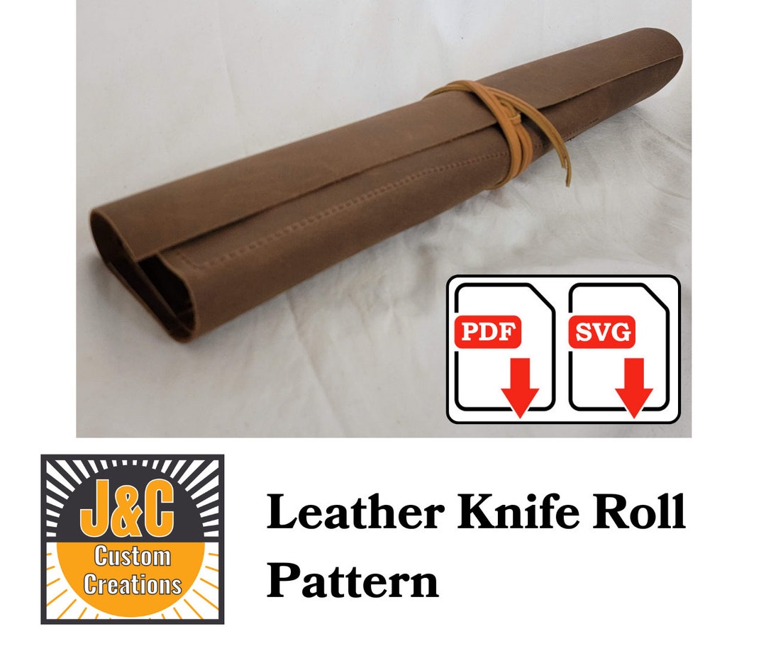 Leather Knife Roll Pattern - Etsy