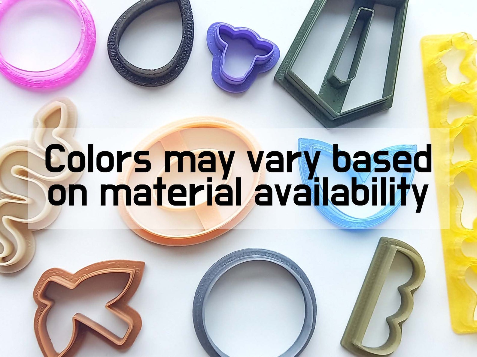 Cow Print Polymer Clay Earring Cutters Set of 4 | Animal Shaped Design ...