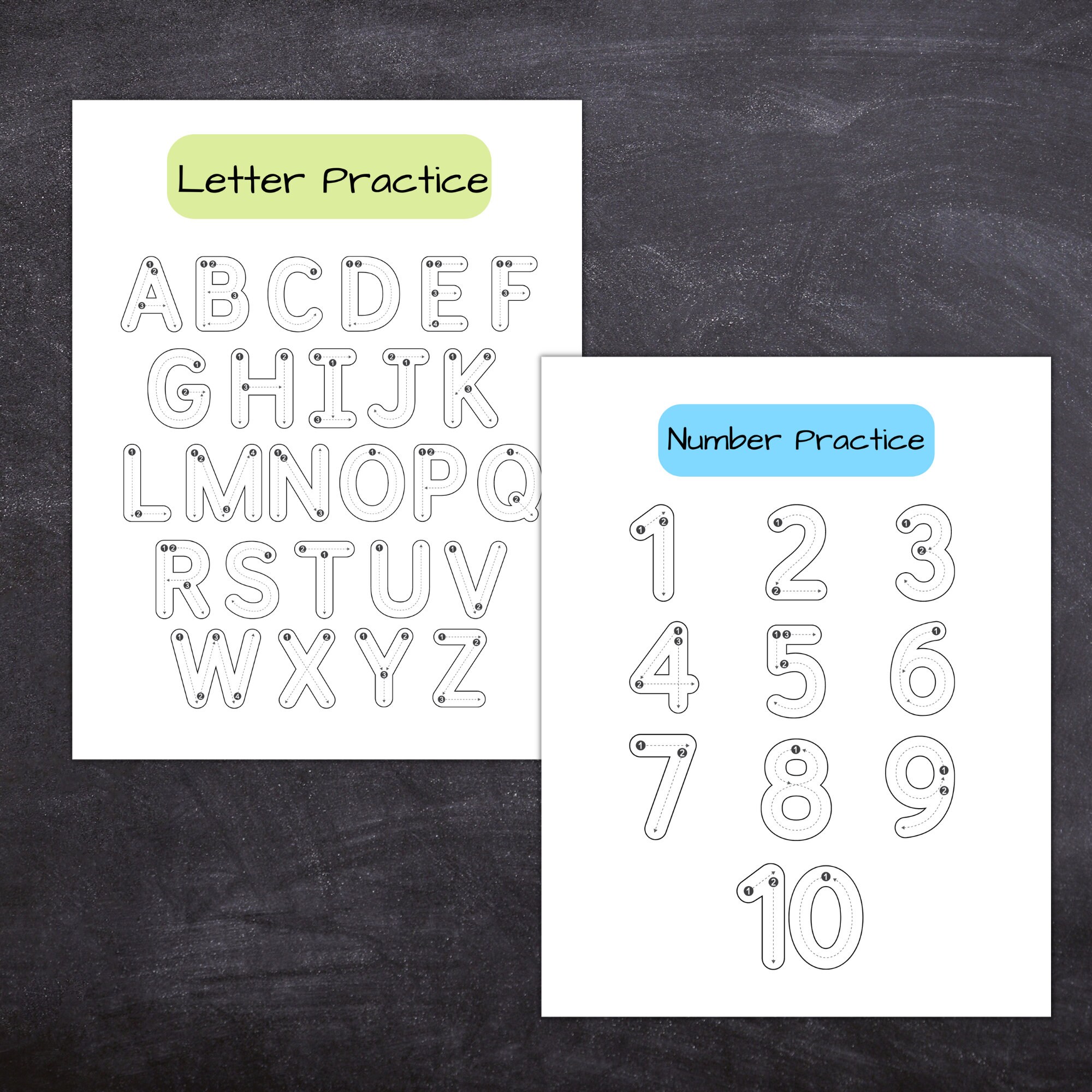 Printable Preschool Handwriting Worksheets-preschool Activities- Prek ...