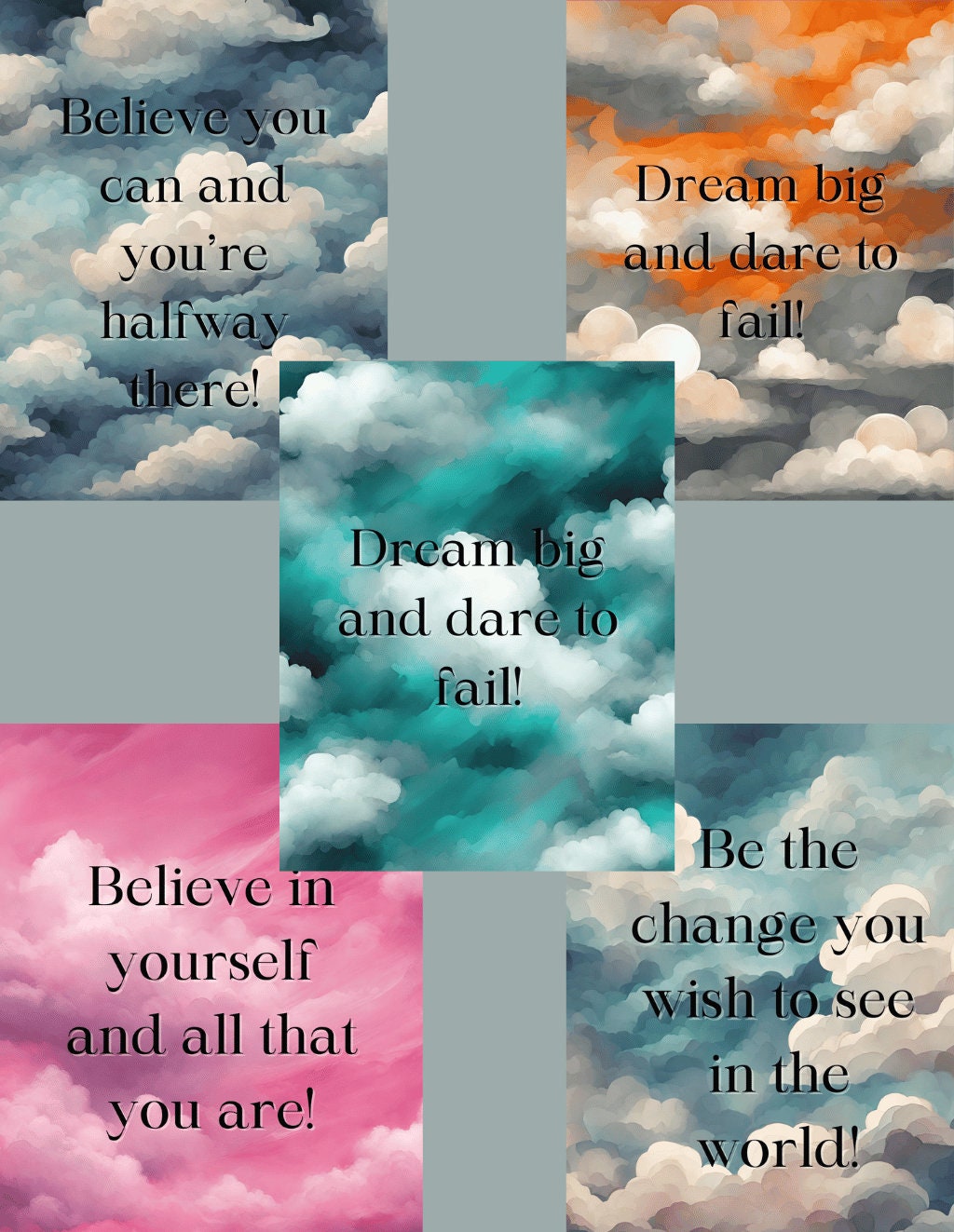 Digital Notebook Cover, Notebook Cover, Inspirational Cover, Notebook ...