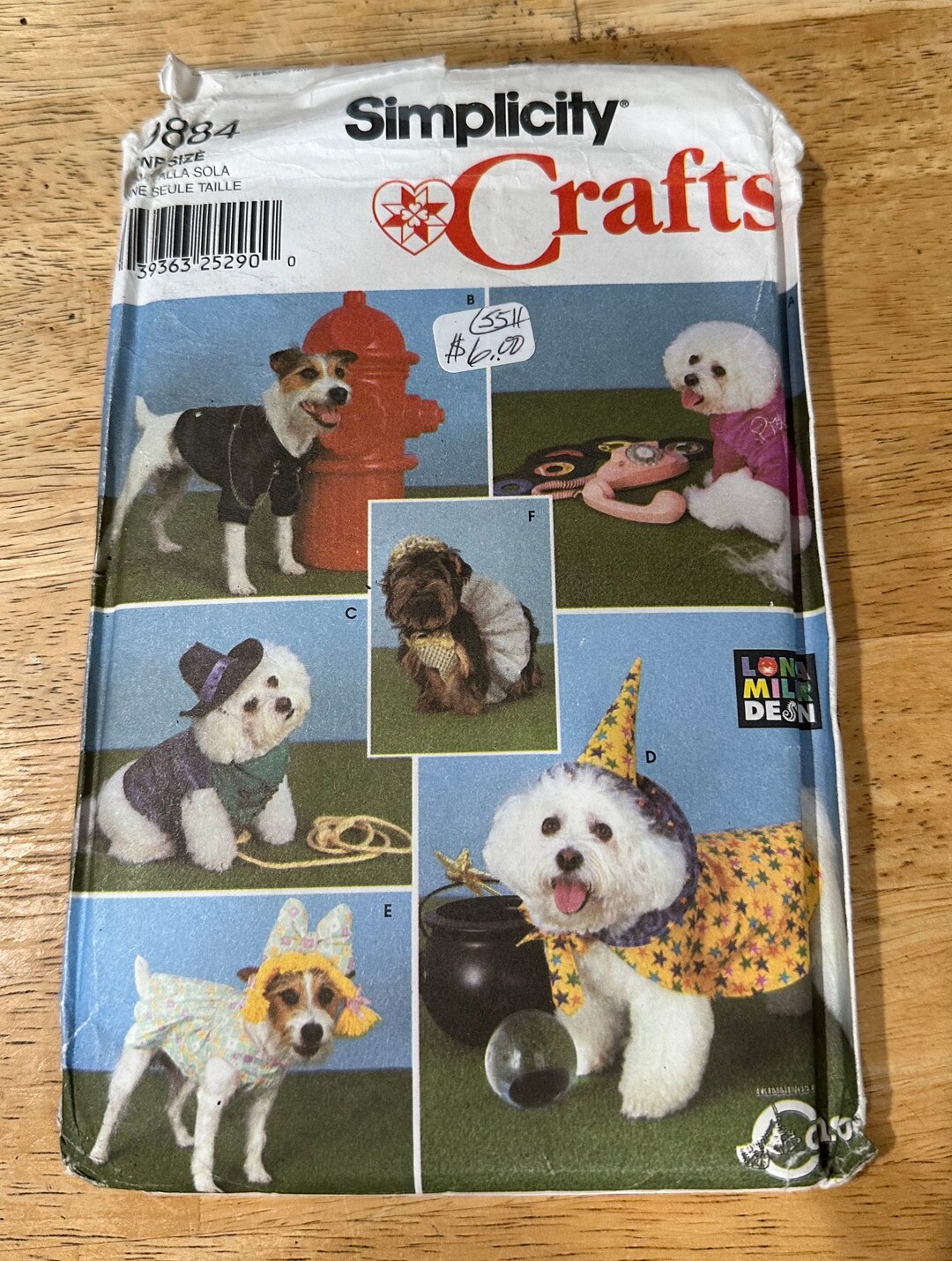 Simplicity Craft. 9884 Dog Coats and Costumes - Etsy