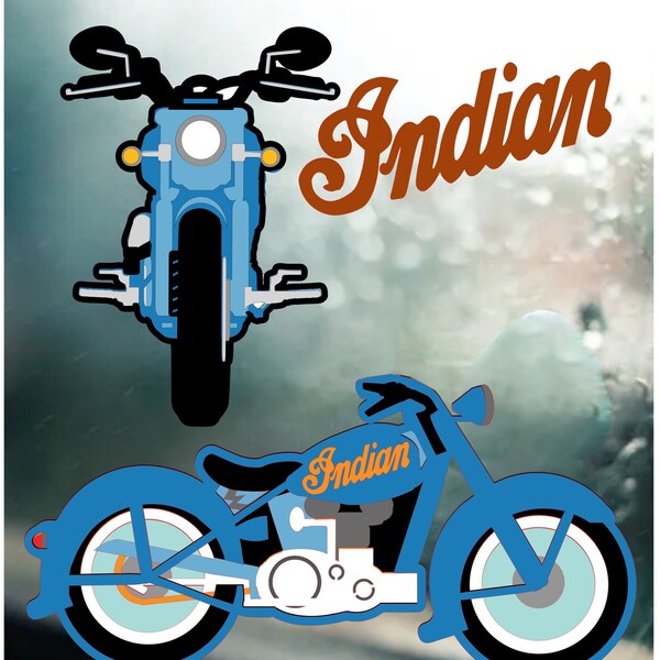 Indian Motorcycle Svg - Etsy