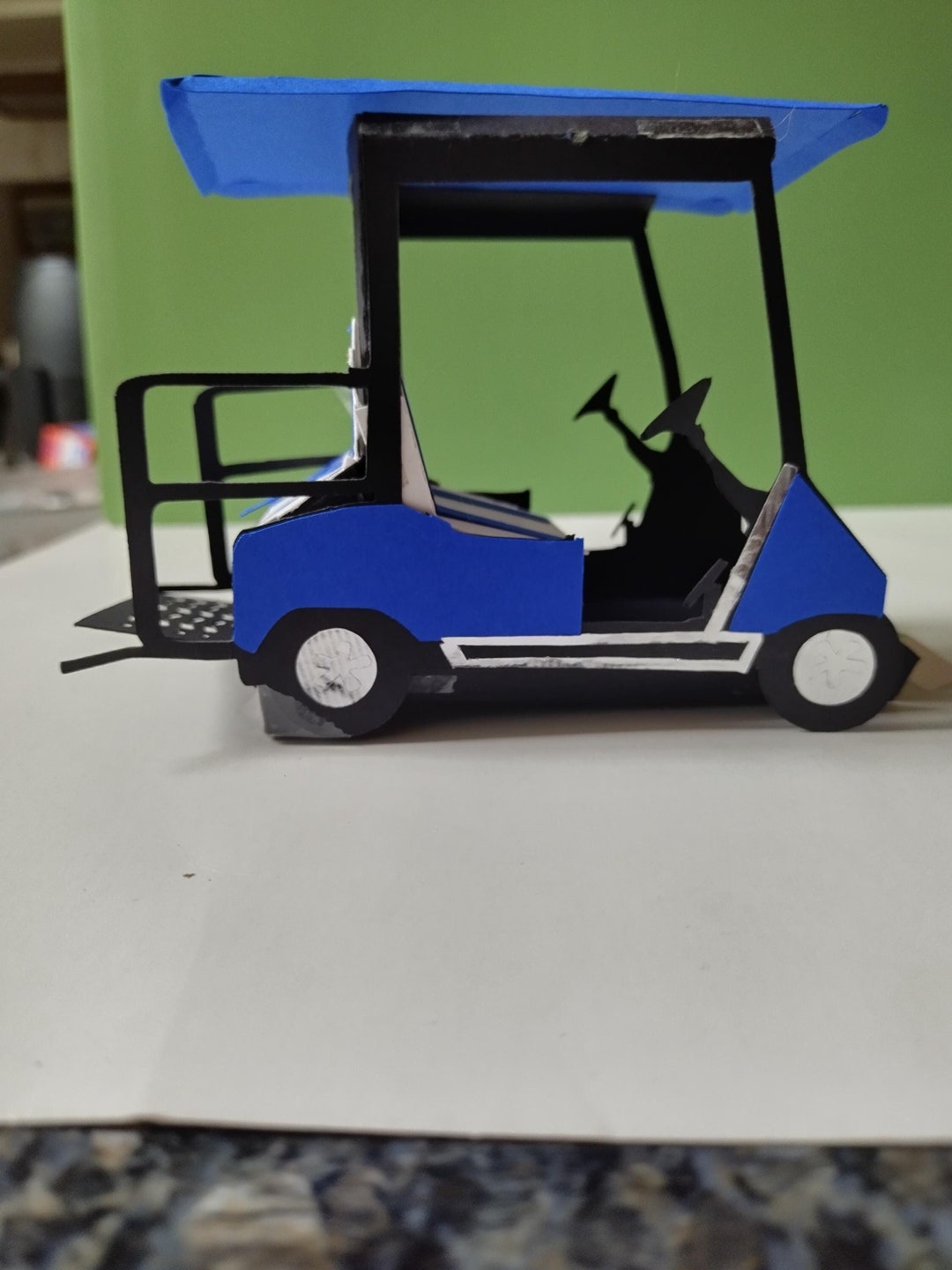 Golf Cart 3D Box Template: SVG, PNG, JPG (digital Download) - Etsy Canada