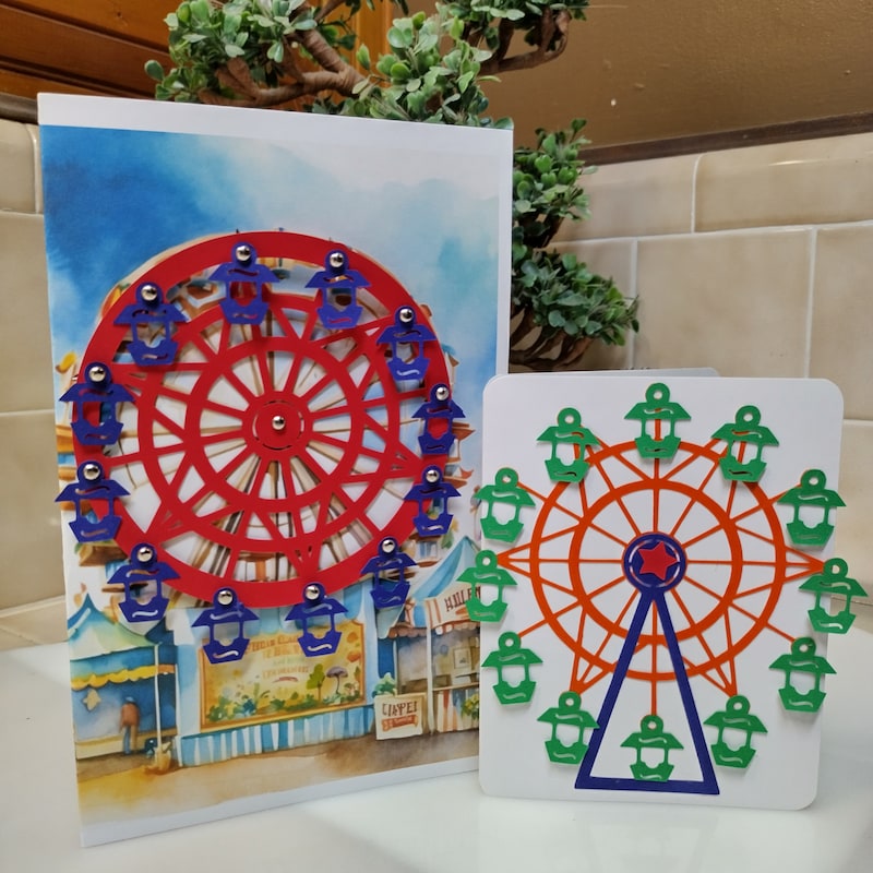 Ferris Wheel Print - Etsy