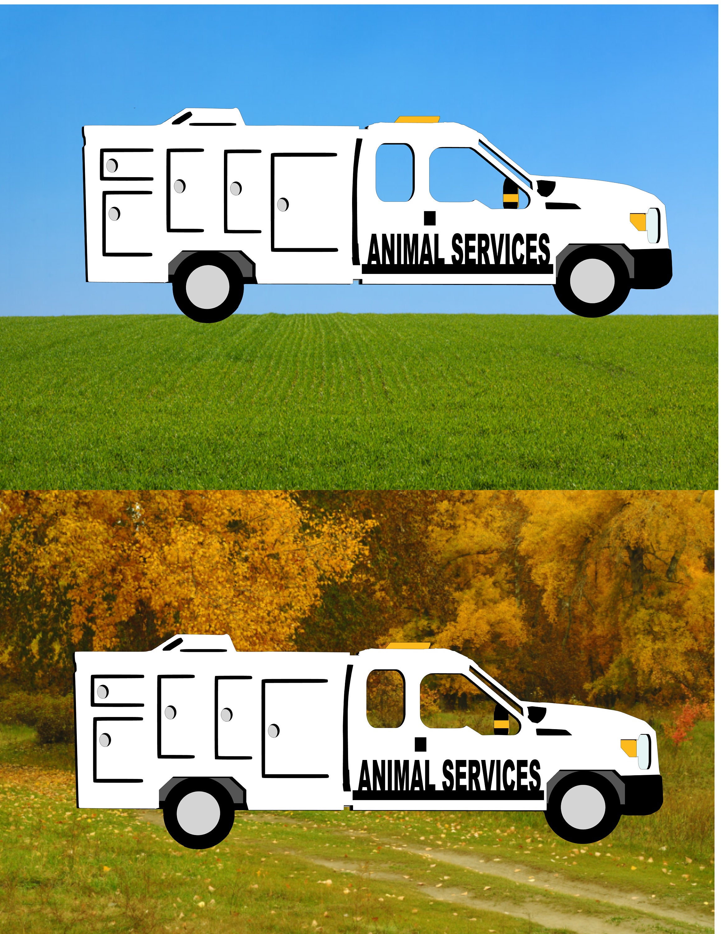 Animal Control Truck SVG DIGITAL DOWNLOAD for Cutting Machine or by ...