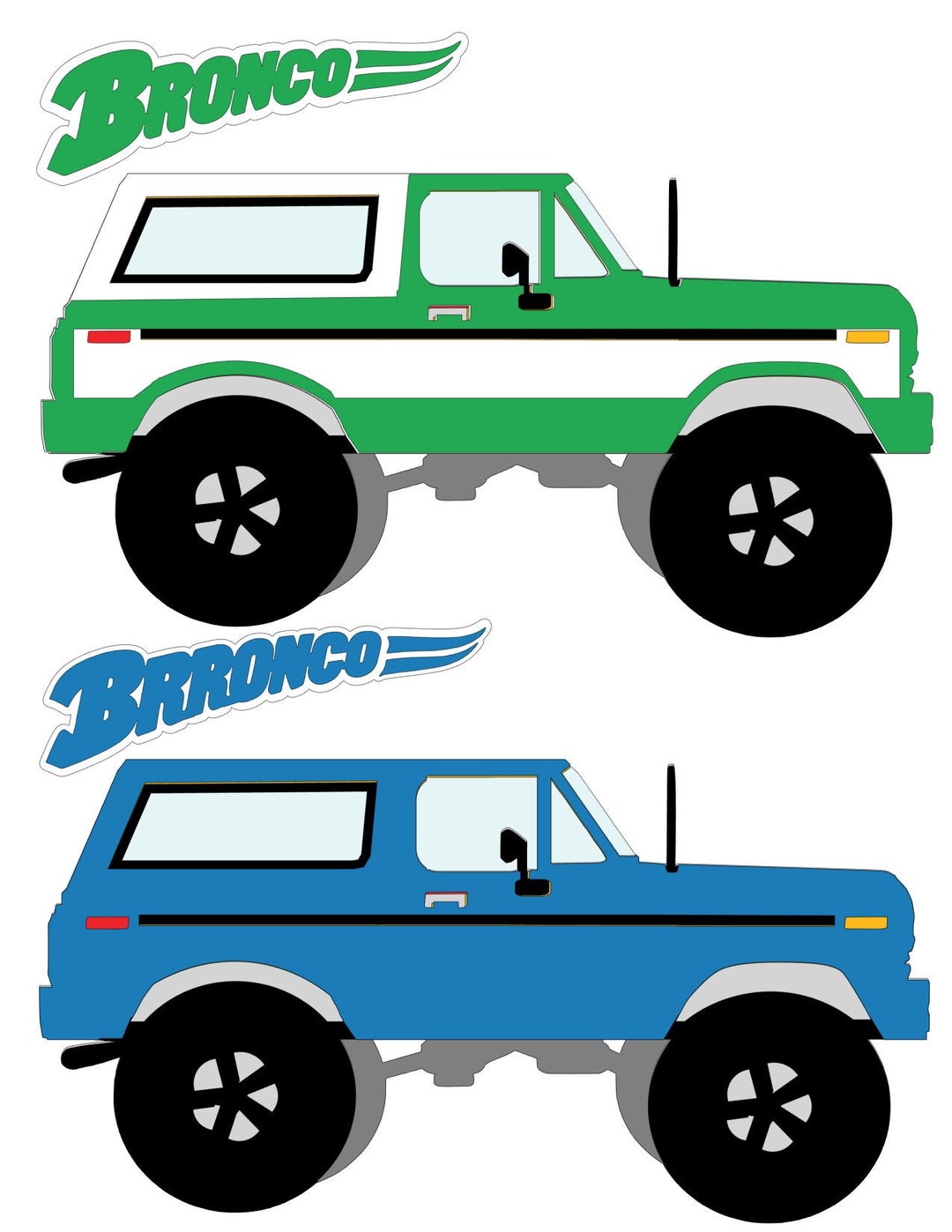 78 Ford Bronco DIGITAL DOWNLOAD Svg Multi-layered & BONUS Single Layer ...