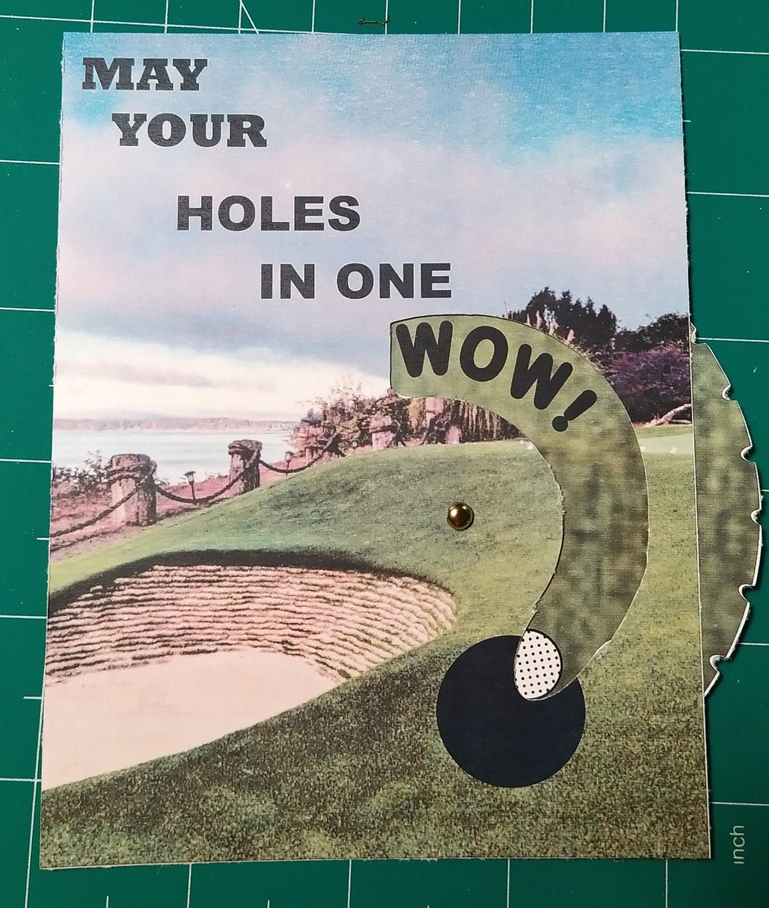 Golf Wow Svg DIGITAL DOWNLOAD Card Kit, Hole in One, Wheel Interactive ...