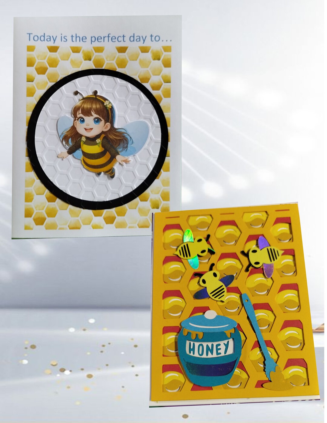 Bee Bundle SVG Digital Download, Layered Includes Bees, Hive & Honey ...