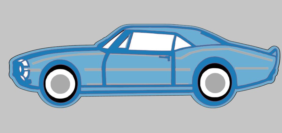 Camaro SVG DIGITAL DOWNLOAD Car Layered Vehicle for Machine or - Etsy